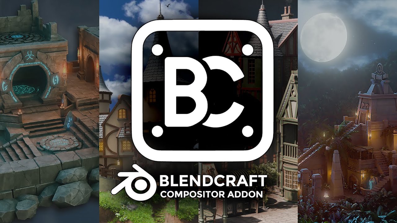 Blend Craft Compositor Plugin by 3DT Game Changing Blender Addon - YouTube