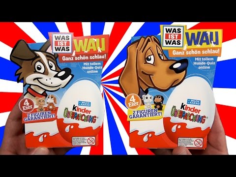 MAGIC UNBOXING - Kinder Surprise Egg - DOG Edition - Kinder Überraschung
