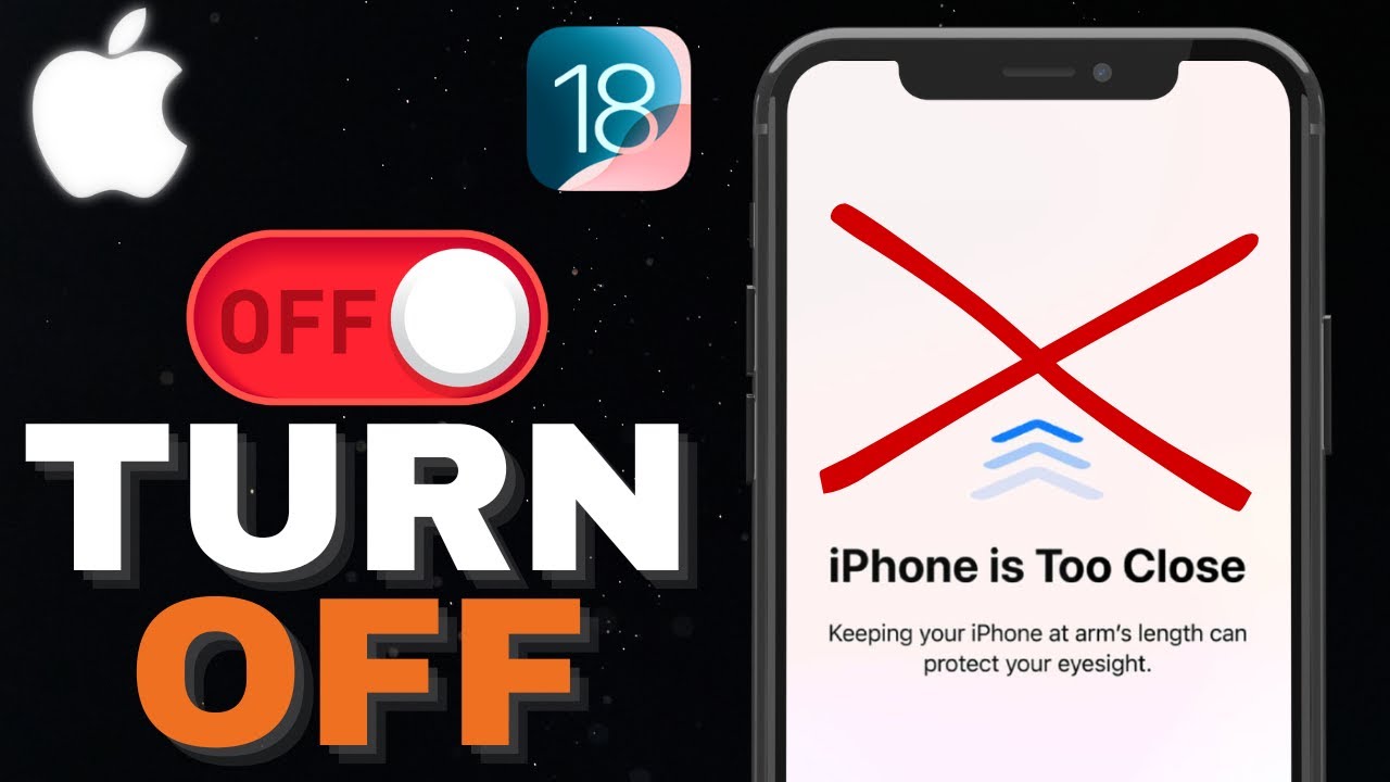 How To Fix iPhone Is Too Close On iOS 18 (Screen Distance Settings ...
