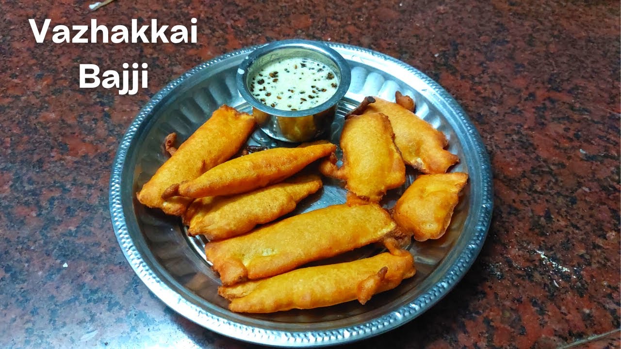 Vazhakkai Bajji recipe in tamil | Easy snacks recipe | SMR KITCHEN ...