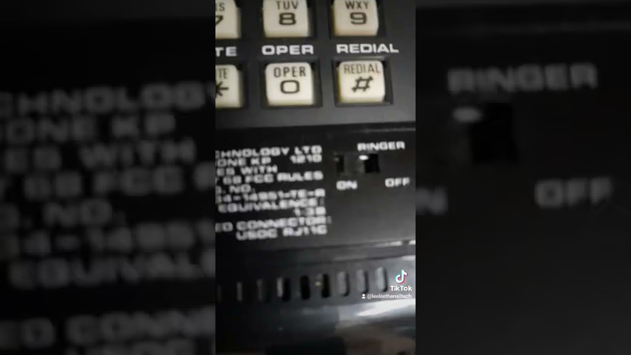 found hidden in a basement retro trans am phone and it works plugged in ...