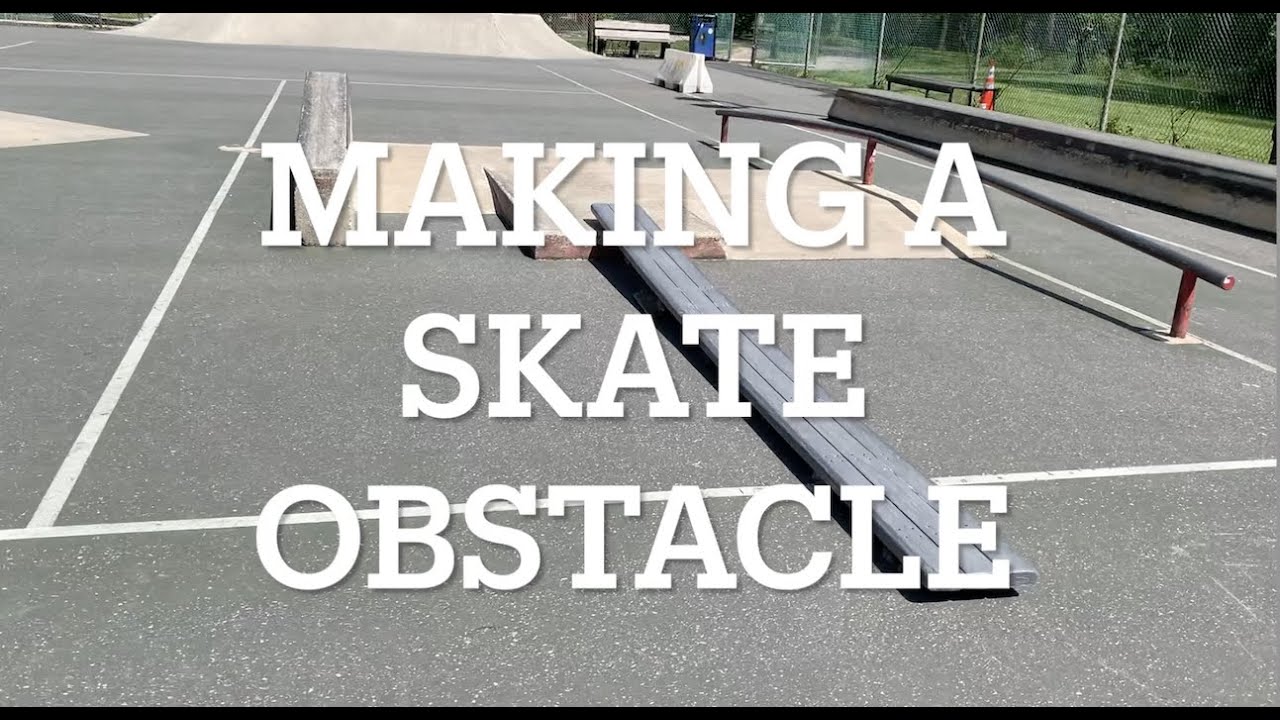 Skating a DIY Obstacle - YouTube