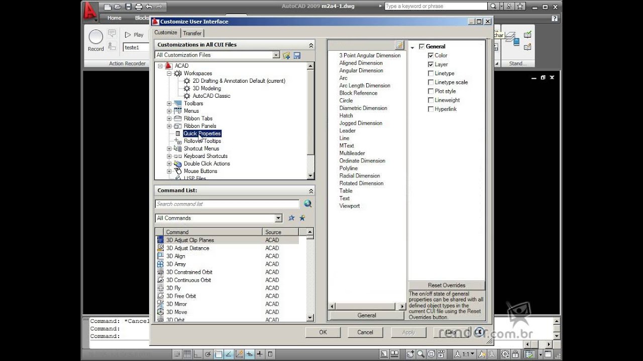 Customizing your Interface - CUI and QuickCUI - M1A2 - YouTube
