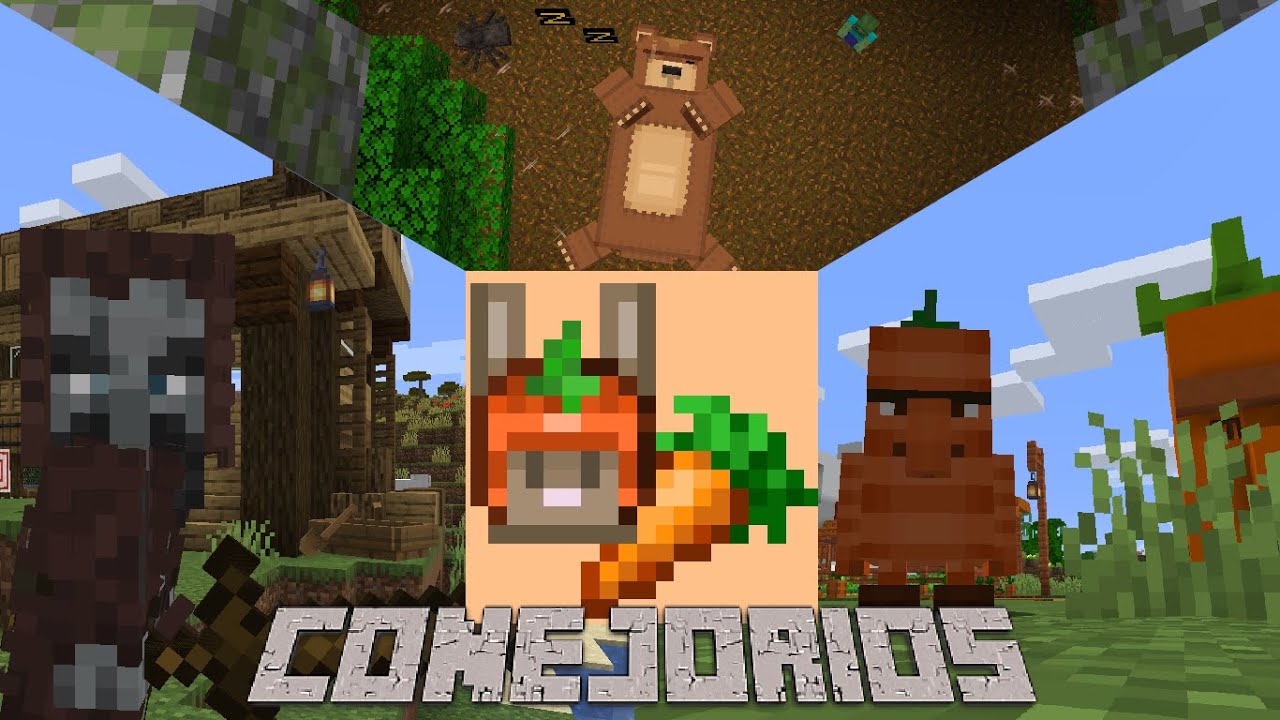 Y si... Fueras un conejo?🐰🥕Conejorios mod!!!🥕🐰| Mod Review Forge 1.16.5 ...