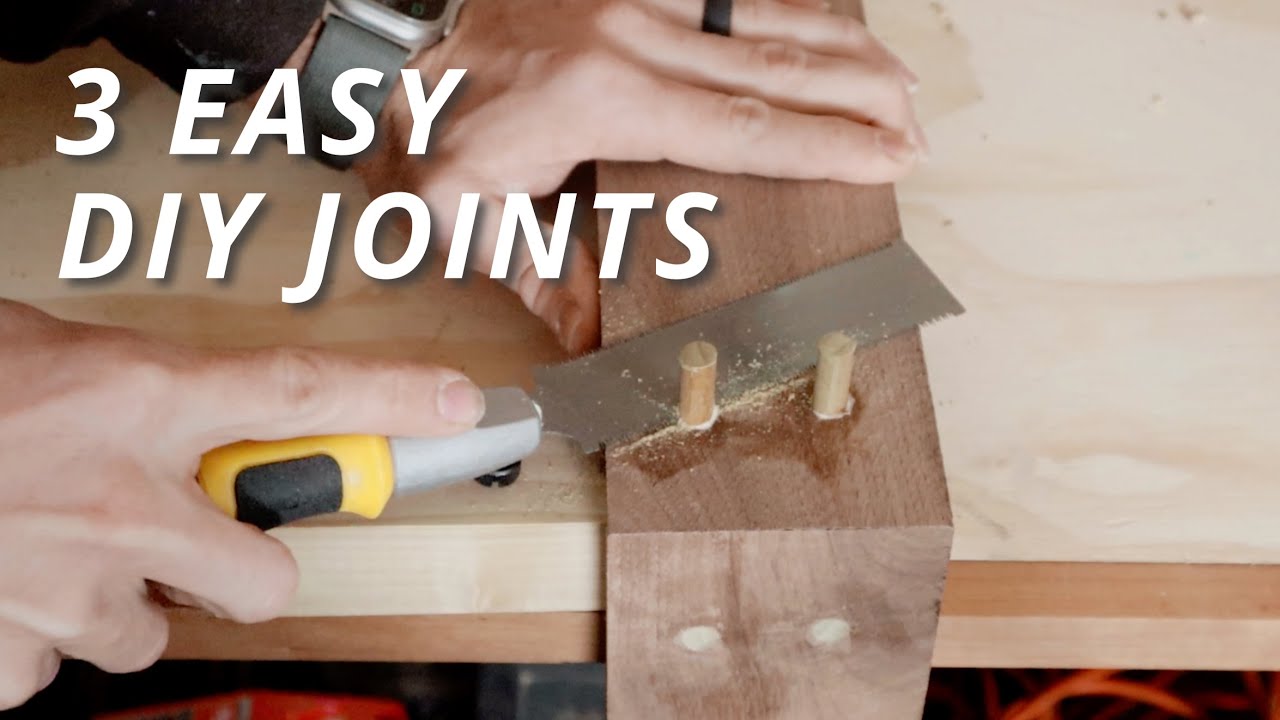 Simple Wood Joints That Will Make You A Better Woodworking - YouTube