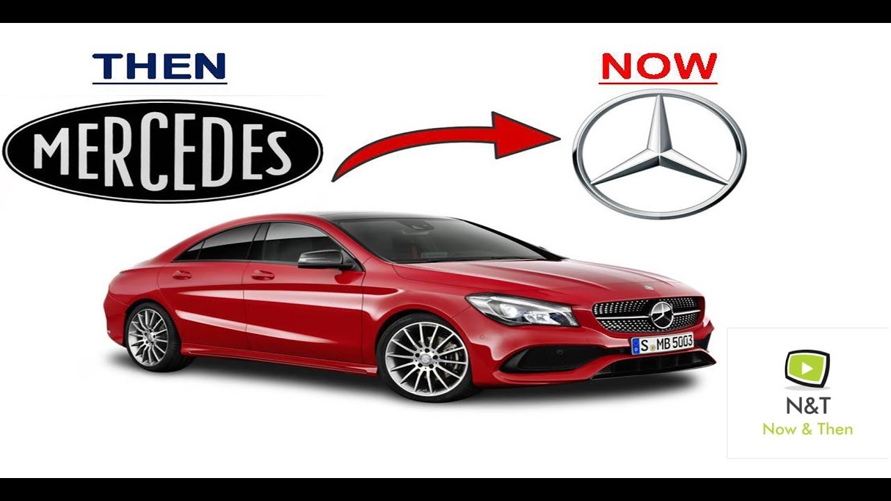 Evolution Of MERCEDES Logo | Now & Then - YouTube