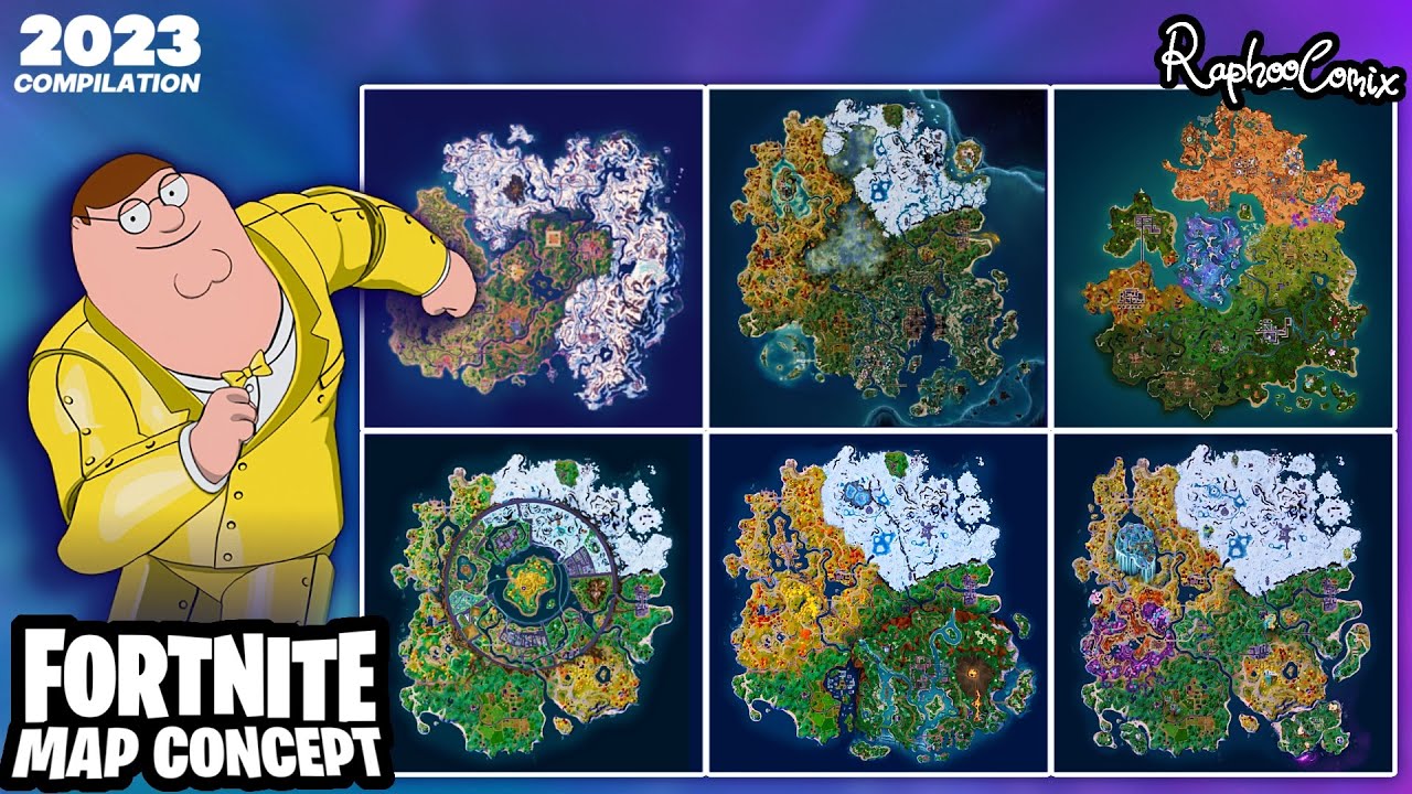 Fortnite Map Concept Evolution Of 2023 - Chapter 5 Season 2, Maps After ...