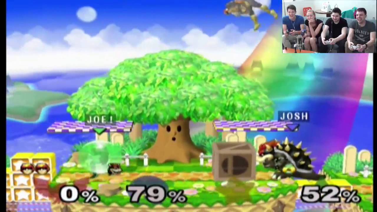 Super Smash Bros. Melee! (Dream Land Green Greens) - YouTube