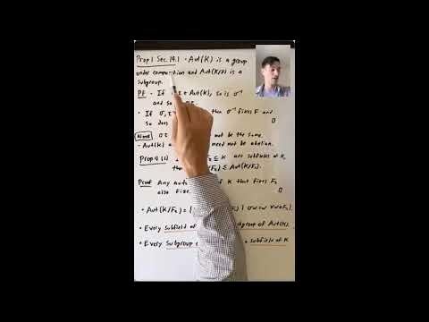 Automorphisms of Fields (Algebra 3: Lecture 16 Video 1) - YouTube