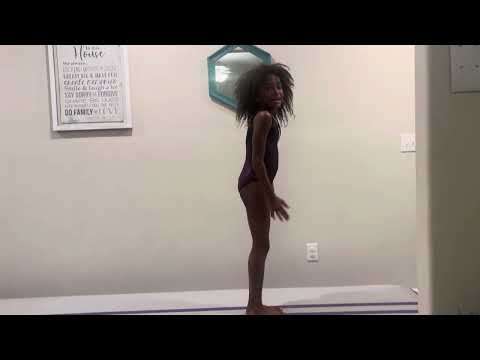 Emma created her own gymnastics routine hope you all enjoy!
