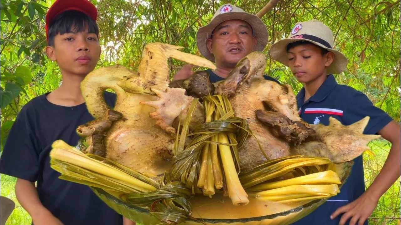 OUTDOOR COOKING/TINANGLARAN NATIVE NA MANOK (SALE MANOK) - YouTube