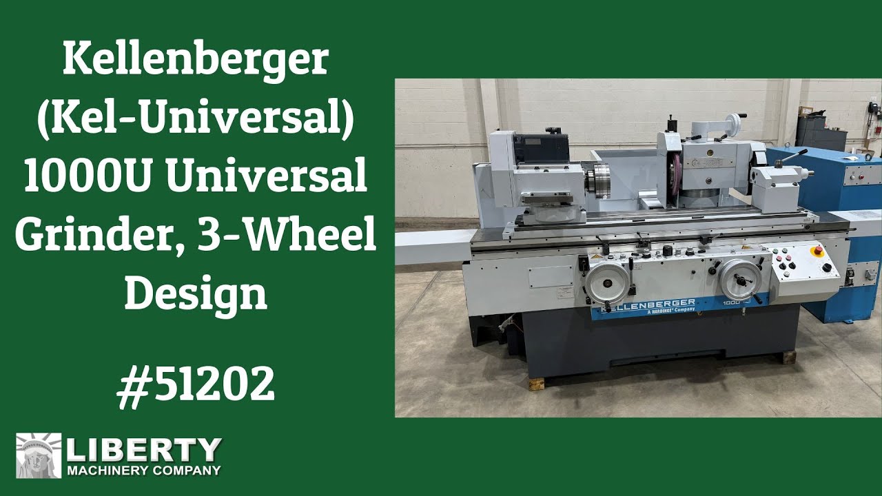 Kellenberger (Kel-Universal) 1000U Universal Grinder, 3-Wheel Design - Liberty #51202 - YouTube