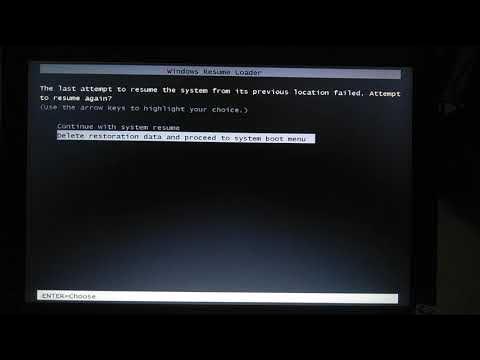 A Windows 7 boot screen explanation and disabling/enabling hibernation ...