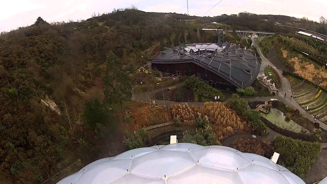 Zip lining at The Eden Project 2016 - YouTube