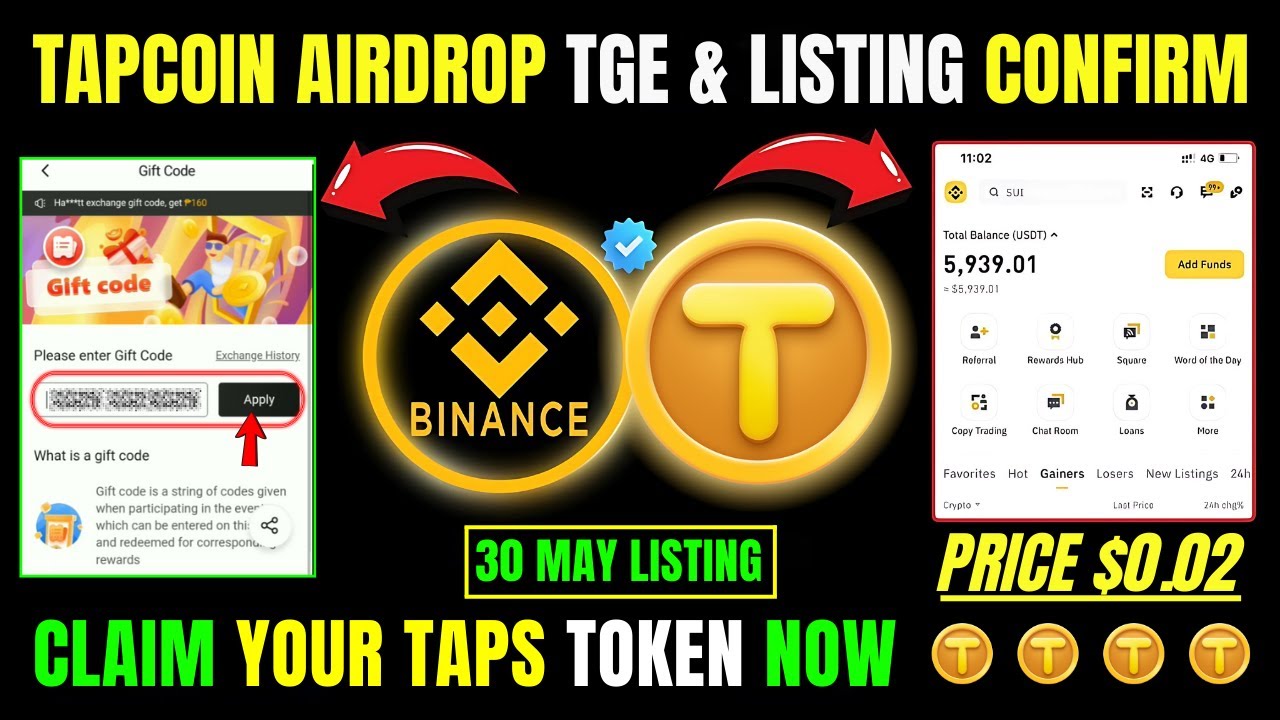 TapCoin Airdrop Guide 2025 | Tap Token Listing News and Price Forecast ...