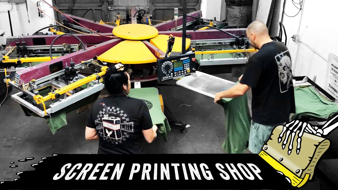 Screen Printing & Hat Pressing/Sewing | VLOG 20 - YouTube