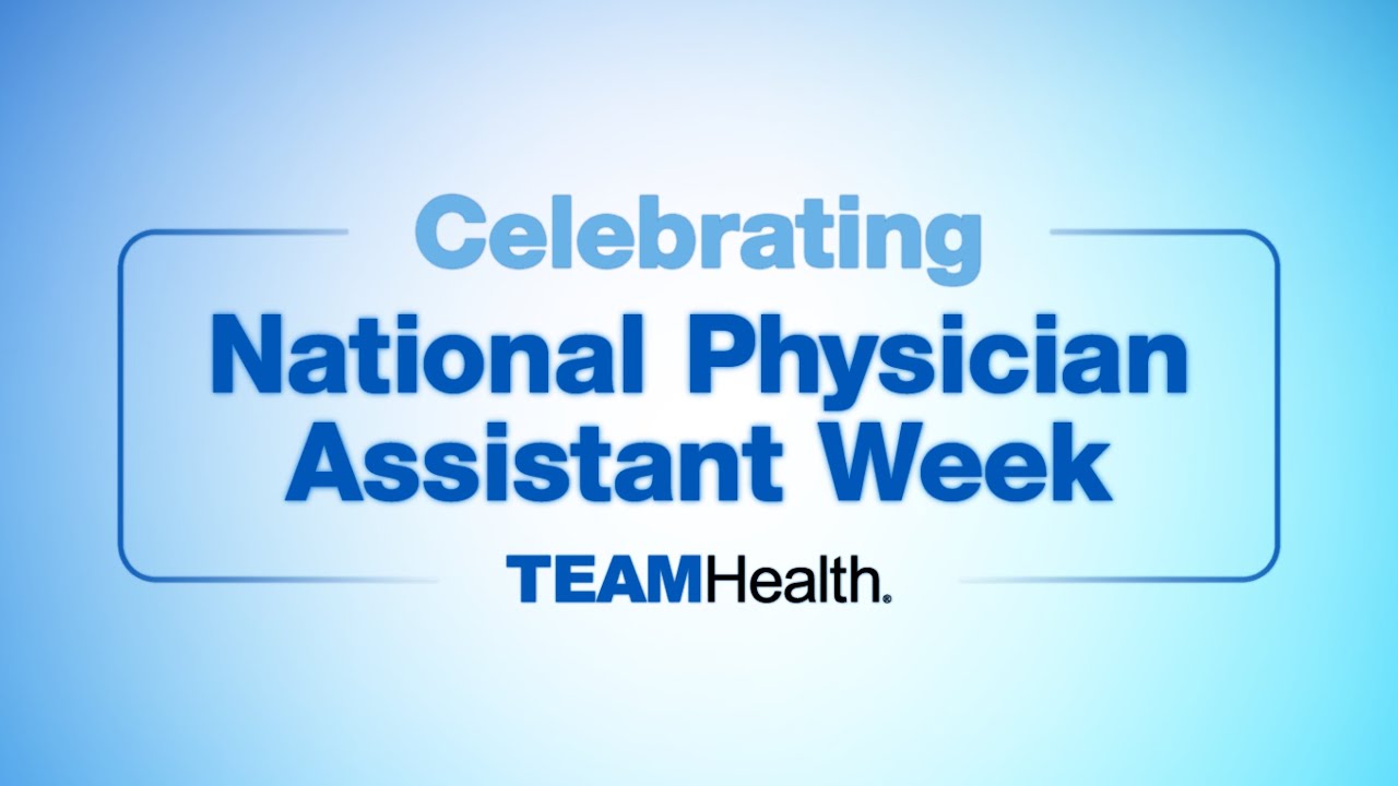 Happy PA Week 2022! | Greg Stevens | TeamHealth - YouTube