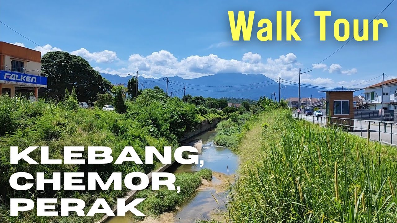 Walking Tour: Sidewalks of Klebang, Chemor, Perak, Malaysia - YouTube