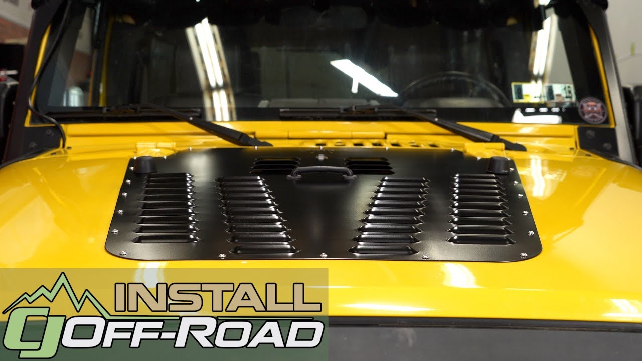 How to cool down the Jeep Wrangler JK engine bay: Poison Spyder Black ...