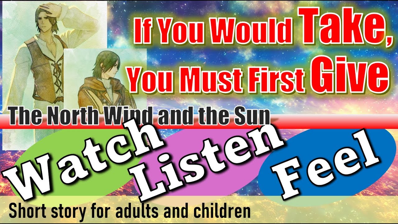 【Aesop's fables】The North Wind and the Sun【English edition】Short story ...