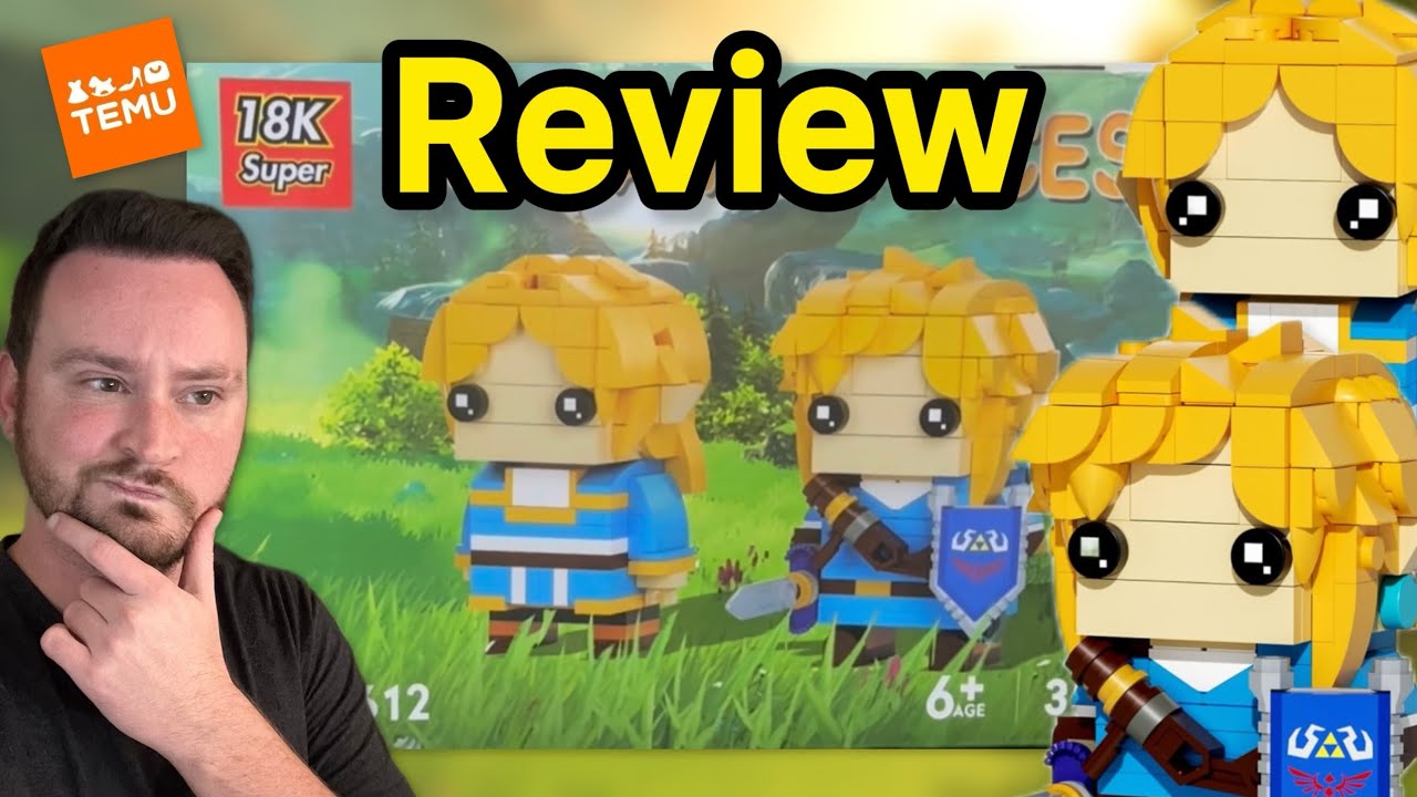 IS THIS TEMU SET WORTH IT?? Link and The Princess Brick Built Review ...