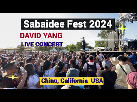 Sabaidee Fest 2024 LIVE Concert USA DAVID XANG - YouTube