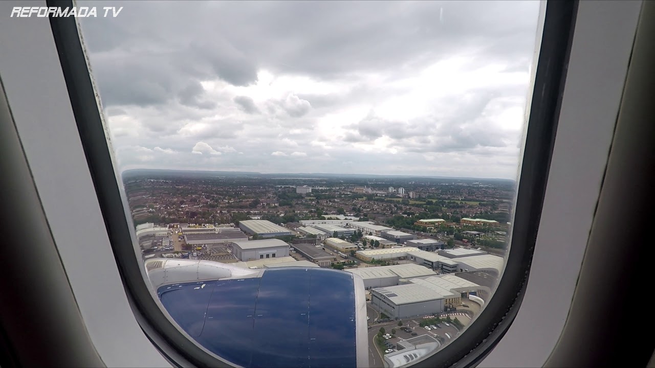 Landing London Heathrow- LHR window view - YouTube