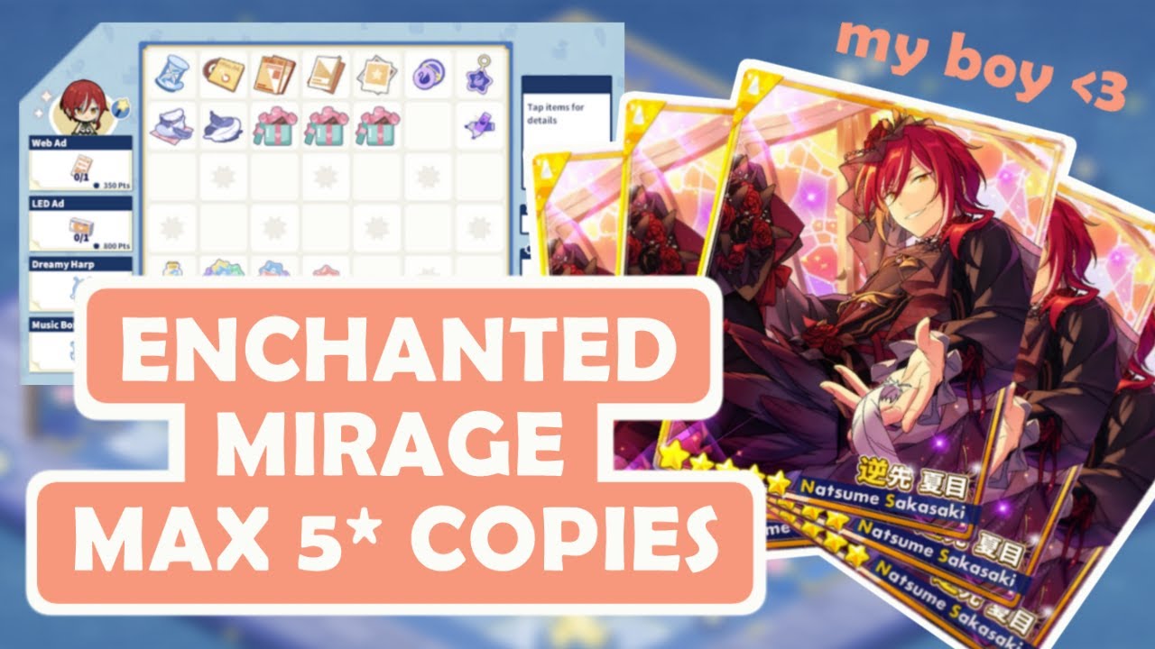 MY QUEST FOR NATSUME || Secret Swan - Enchanted Mirage Campaign ...