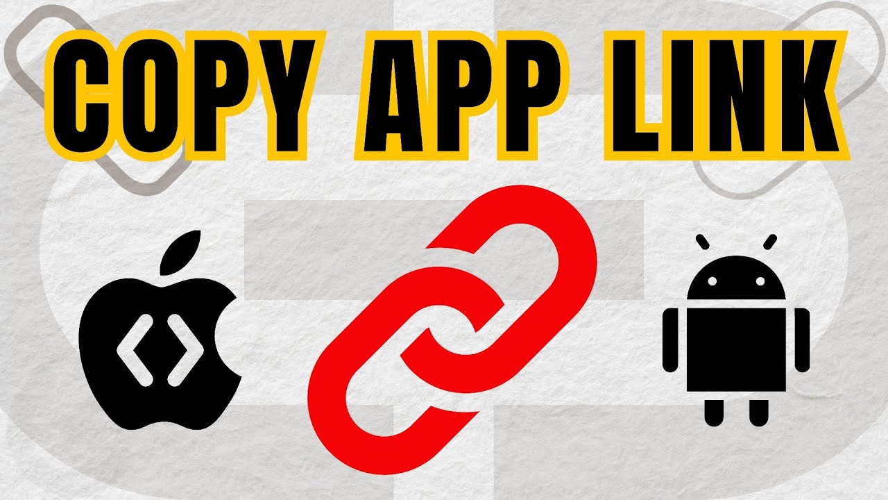 How to Copy Mobile App Link for iOS and Android - YouTube