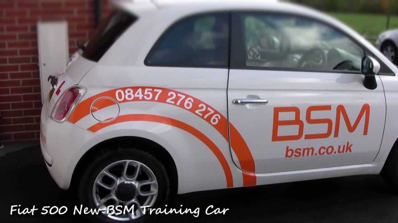 Fiat 500 New BSM Training Car- Filmed With Canon HG10 - YouTube