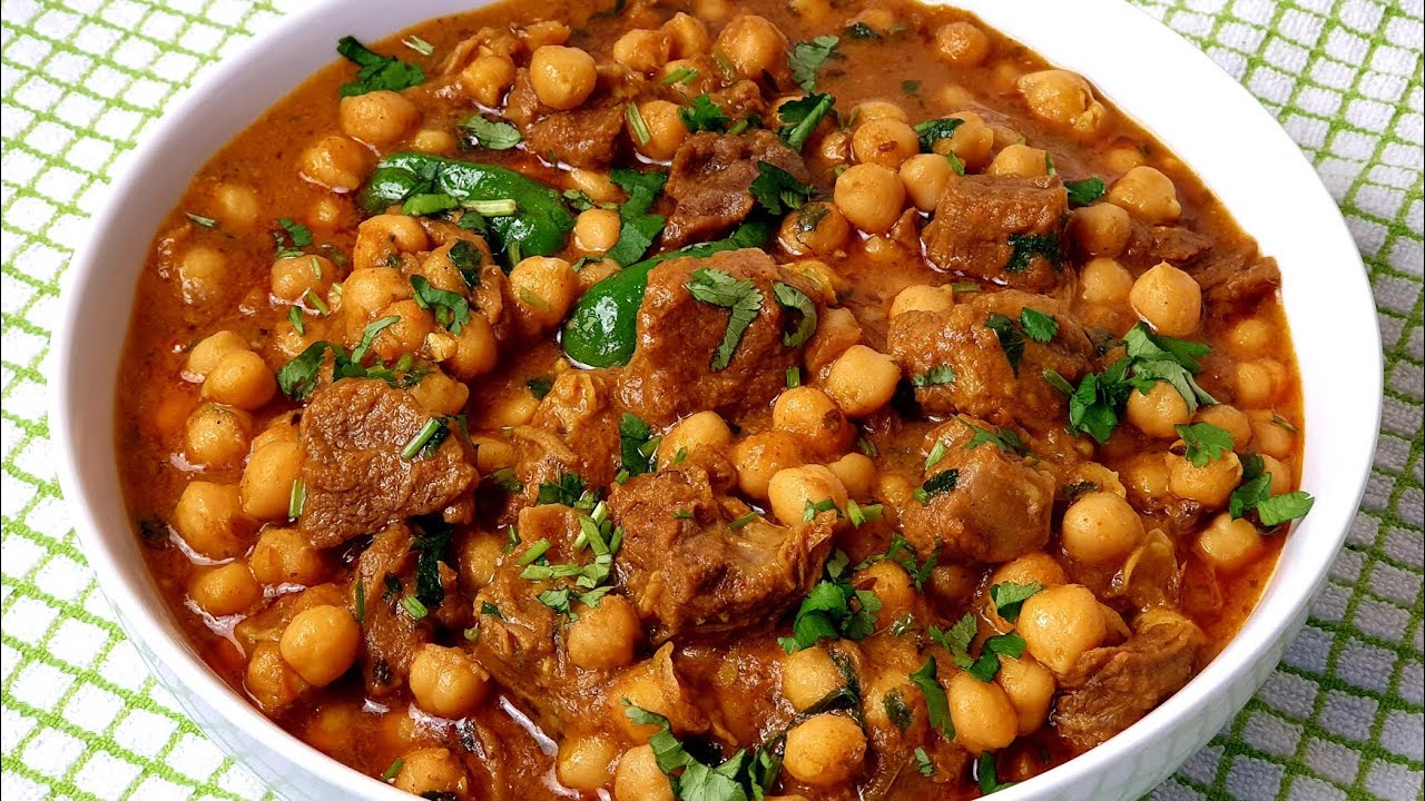 Chana Gosht Recipe | Chana Gosht Ka Salan | Gosht Chanay ki Curry - YouTube