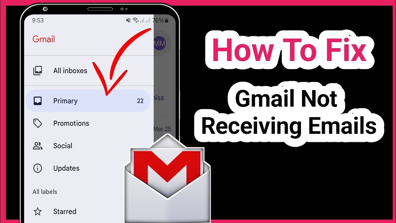 How to fix Gmail not receiving Emails// 2025_can't receive emails on ...