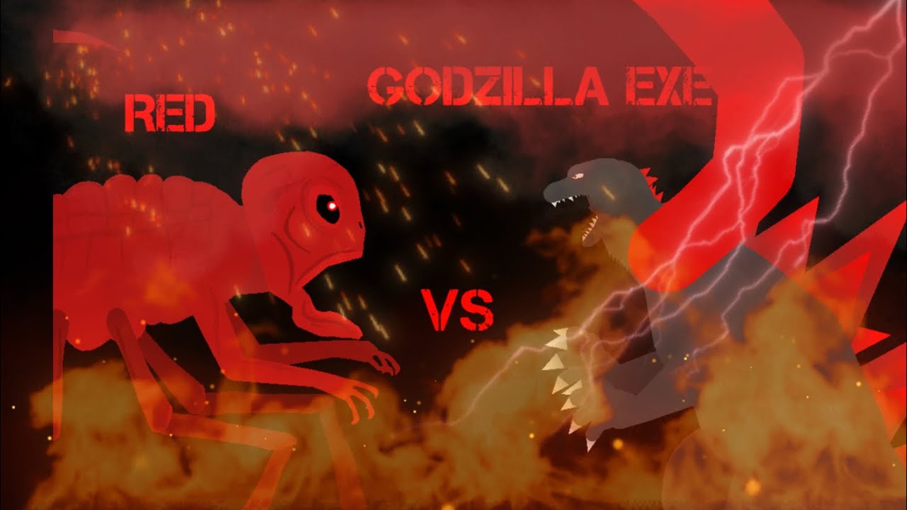 Red vs Godzilla exe - YouTube