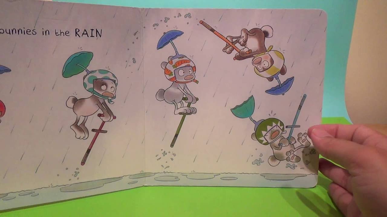 Funny Bunnies Rain or Shine First Word Book Fun Baby Fun Fun - YouTube