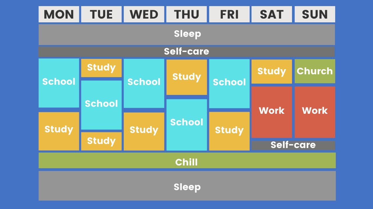 How to create PRODUCTIVE STUDY SCHEDULE that makes you HAPPY - YouTube