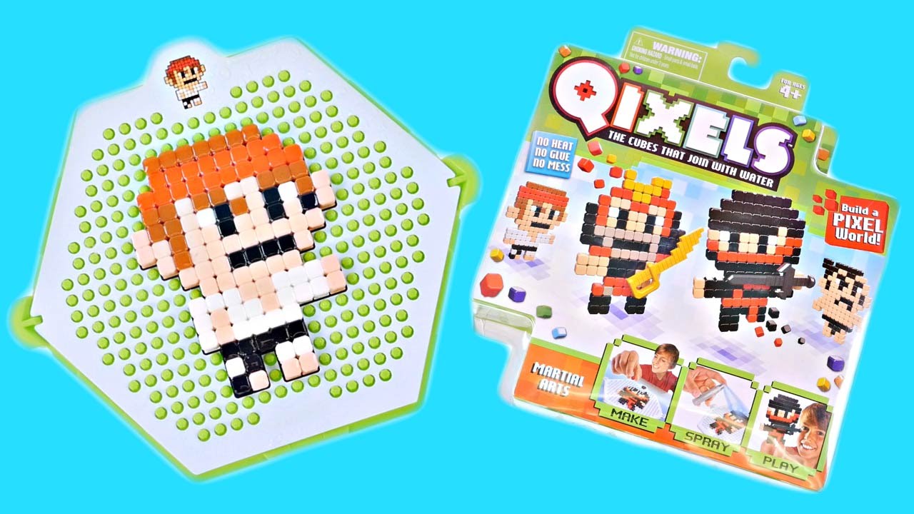 Qixels Martial Arts Kit - Pixel Cube Toy Character Creator New DCTC Toy ...