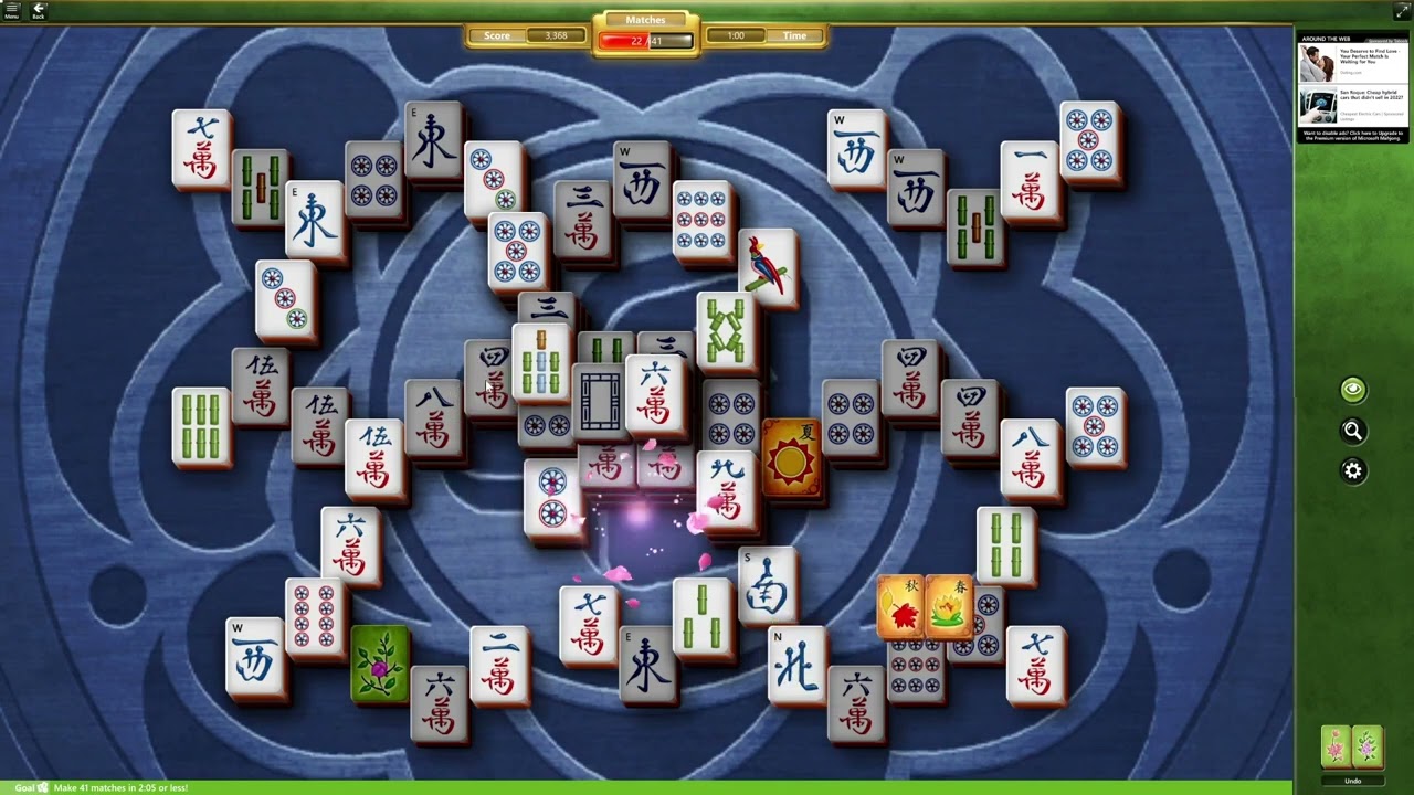 Microsoft Mahjong Daily Challenge August 23rd 2022 | Match Attack ...