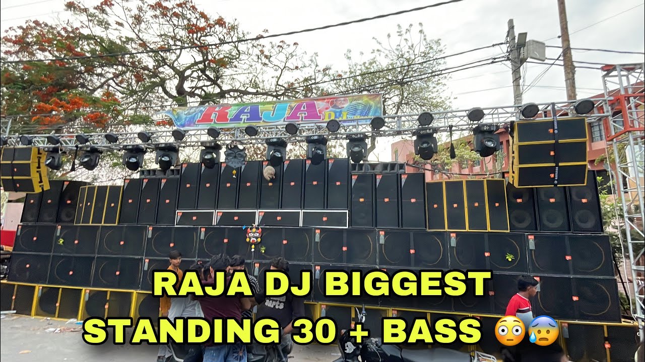 RAJA DJ 30 BASS IN BALA JI YATRA 2024 | DJ VLOG | INDIAS BIG DJ | DJ ...