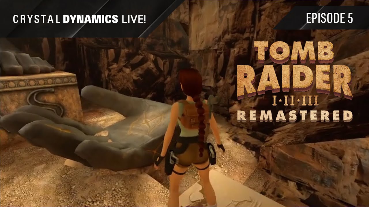 Crystal Dynamics LIVE Let's Play #5: Tomb Raider I-III Remastered - YouTube
