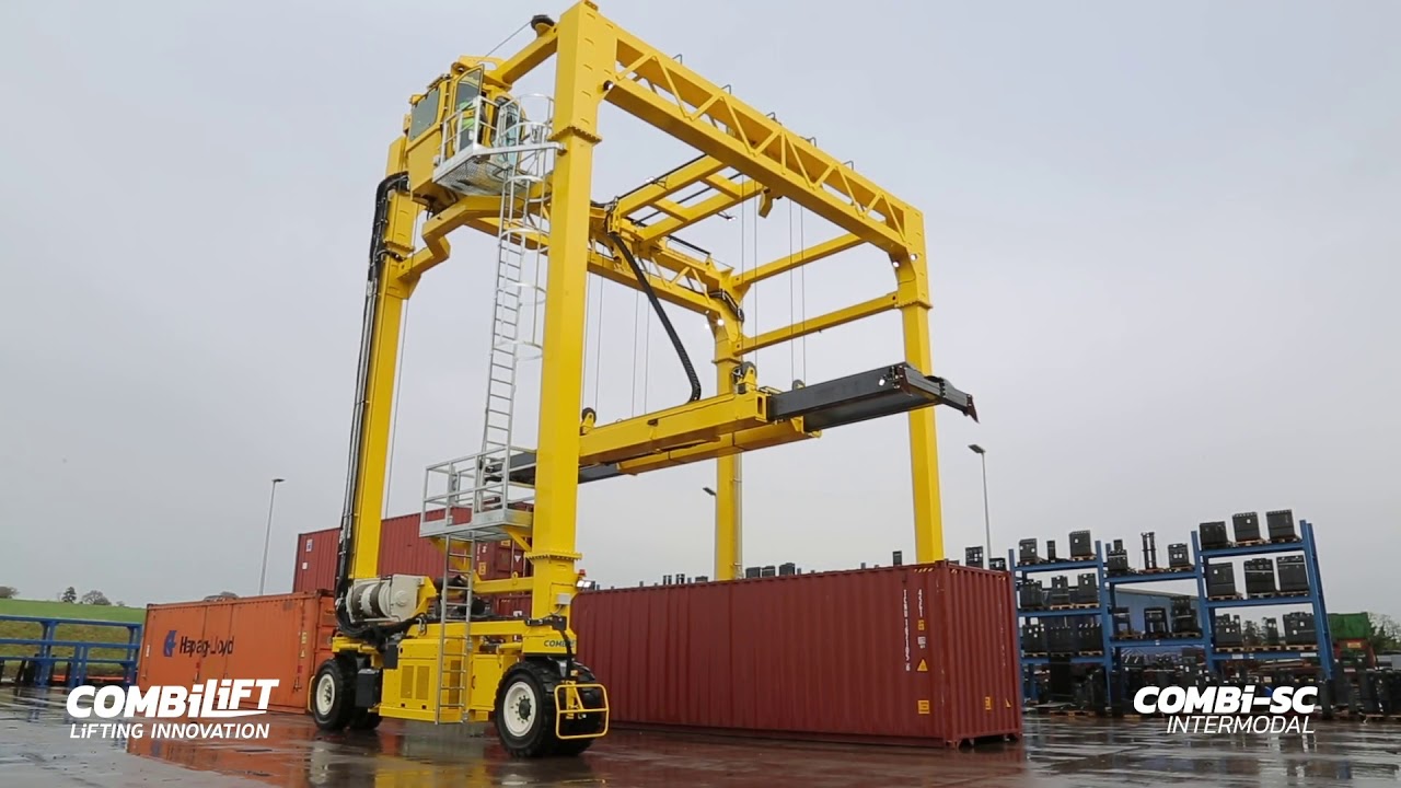Combi Straddle Carrier: SC Intermodal - YouTube