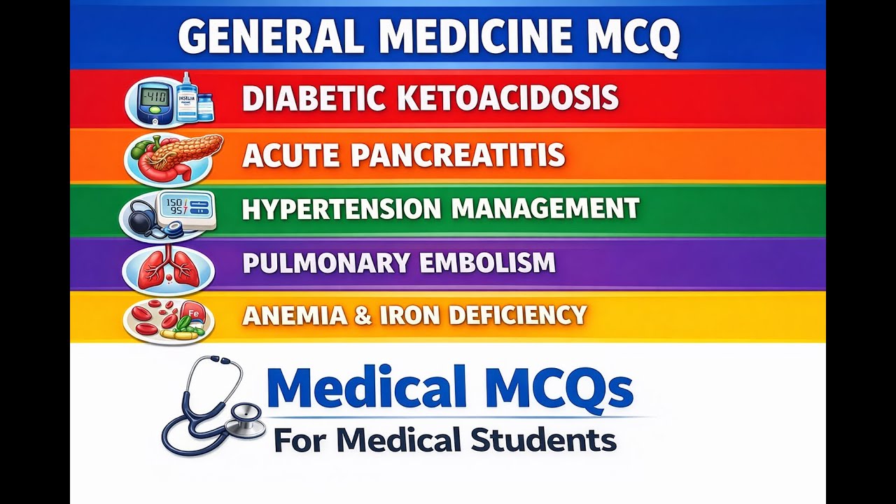 5 High-Yield General Medicine MCQs Every Medical Student Must Know ...