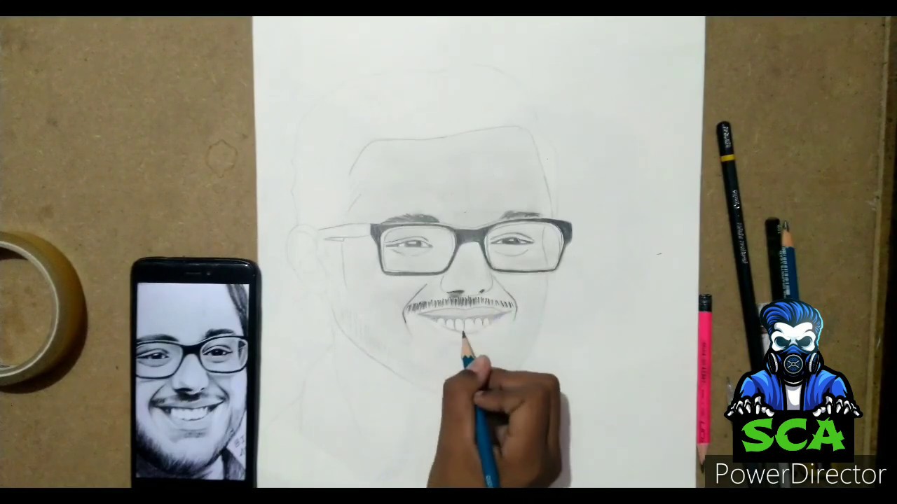 Carry minati drawing - YouTube