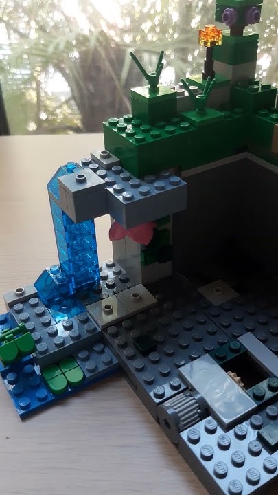 Building The Lego Minecraft Skeleton Dungeon With A Special Guest Youtube