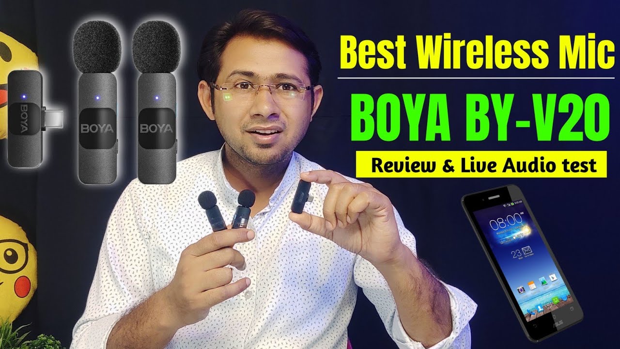 Cheap & Best Wireless Mic for Smartphone Android & iOS | Boya BY V20 ...