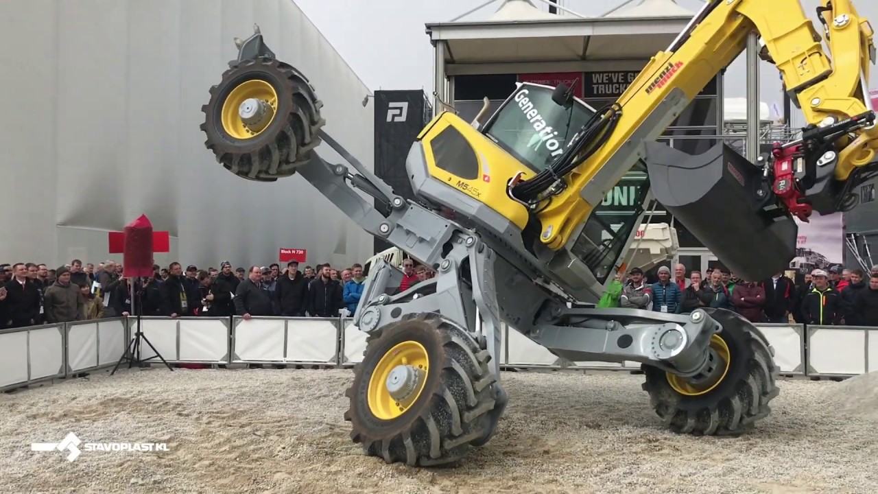 Watch this Walking Excavator Flex Its Mechanical Muscles
