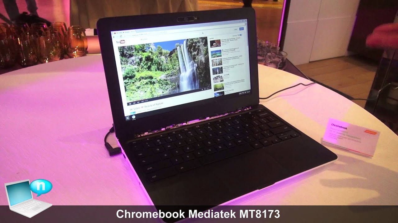 Mediatek Chromebook with MediaTek MT8173 SoC - YouTube