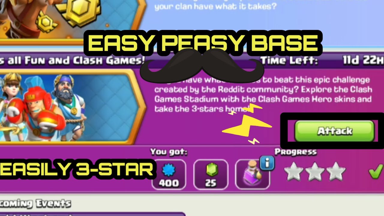 Easily 3-Star this Base | Coc gameplay new event 3star base tricks ...