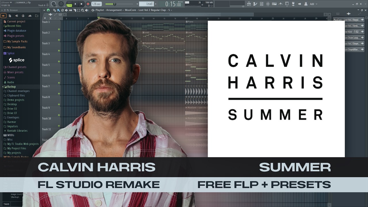 Calvin Harris - Summer (FL Studio Remake + Free FLP) - YouTube
