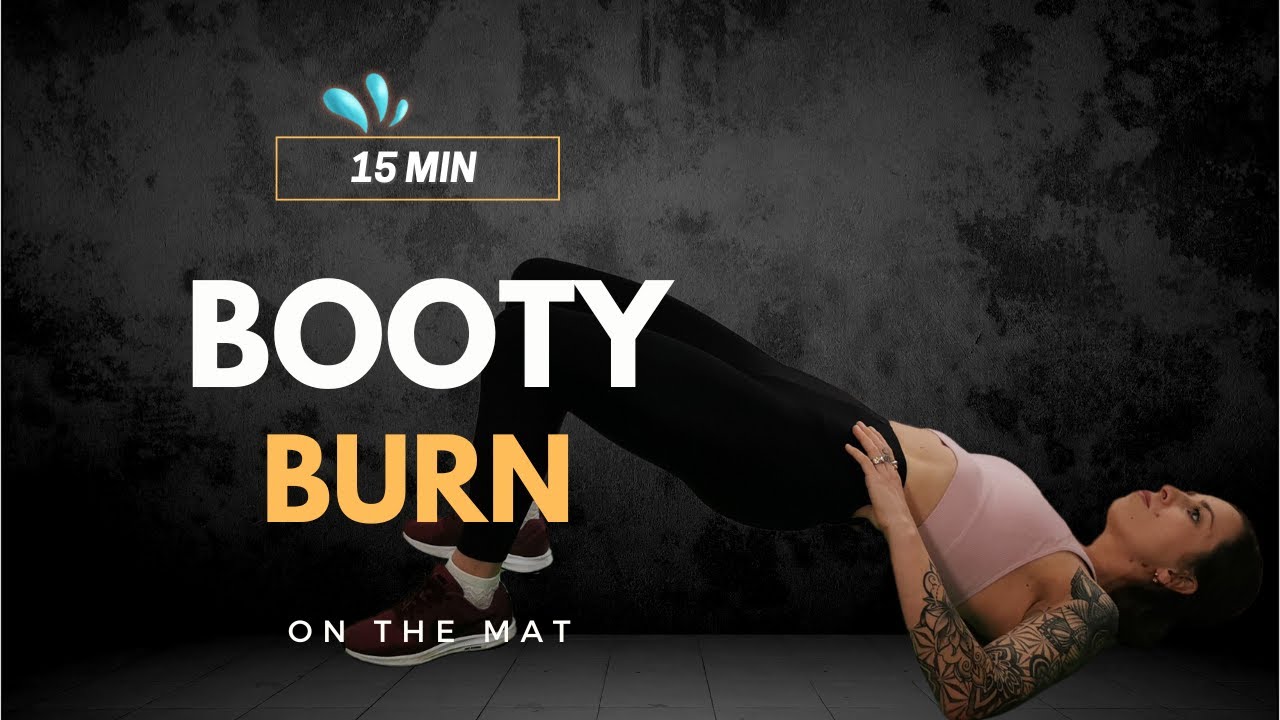 15 min BOOTY BURN on the mat | NO equipment | NO jumping | beginners ...