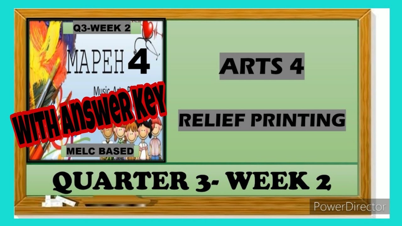 MAPEH 4(ART) | RELIEF PRINTING | QUARTER 3 WEEK 2 - YouTube